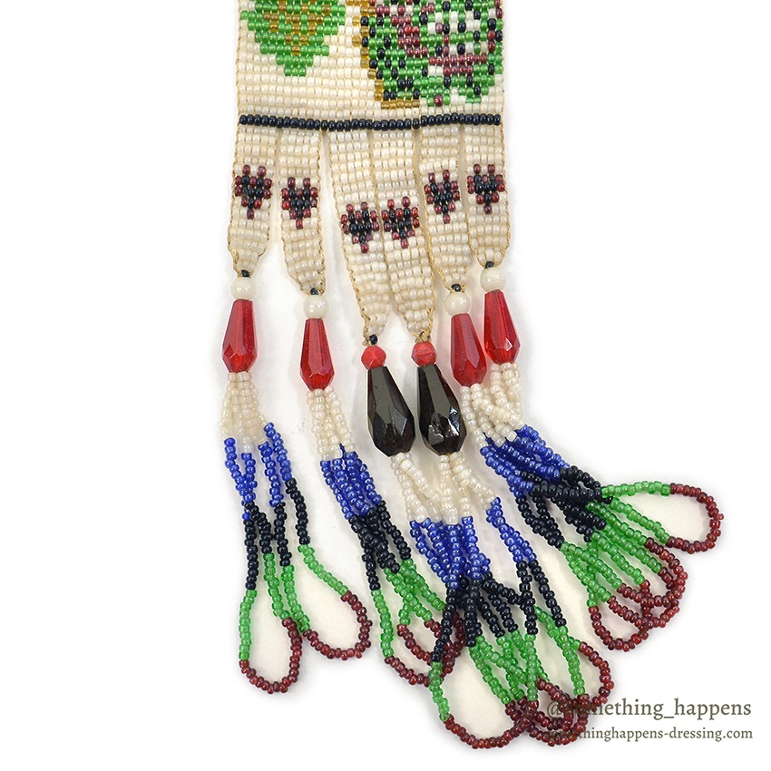 NATIVE AMERICAN SEED BEADS NECKLACE WHIRLING LOGS ... | 確認用 ACCESSORIES ...