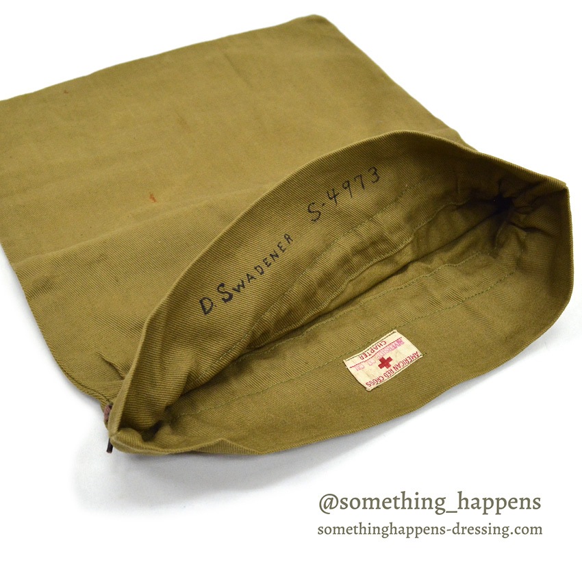 1940's AMERICAN RED CROSS WW2 COTTON TWILL DITTY BAG ... | 確認用 ...