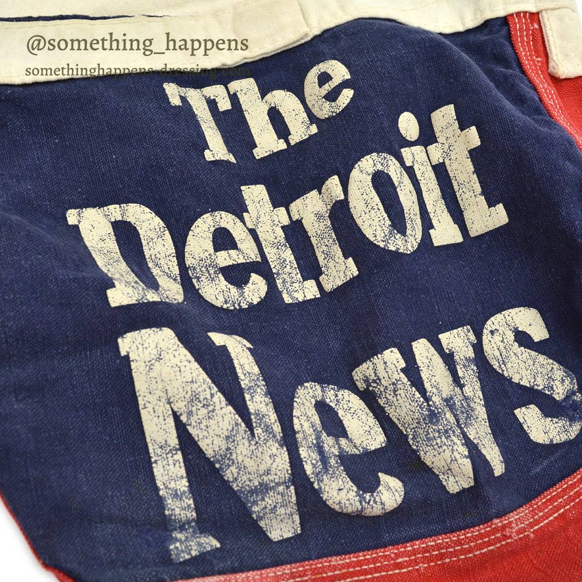 1960's～ The Detroit News NEWS PAPER BAG 2 ... SMALL | 確認用 ACCESSORIES ...