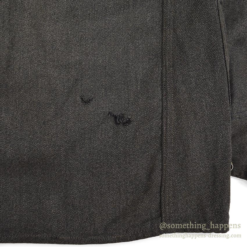 1930's MONTGOMERY WARD SALT AND PEPPER COVERALL / CHIN STRAP & SNAP ...