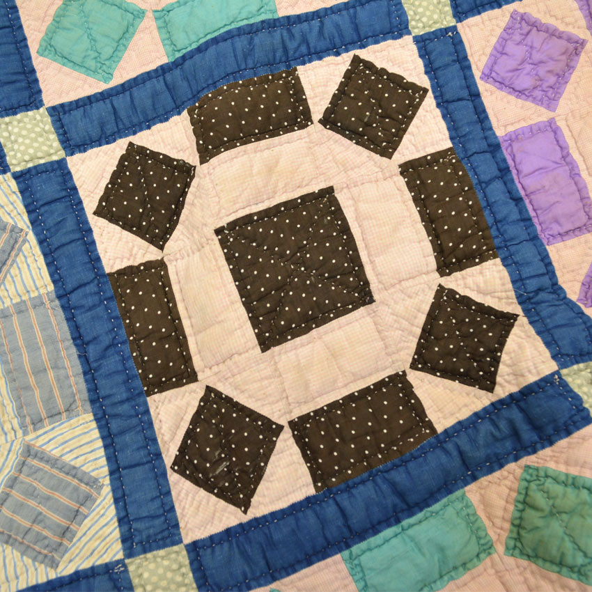 Circa ～1920's Handmade Calico Patchwork Quilt ... 181cm×185cm | Home ...