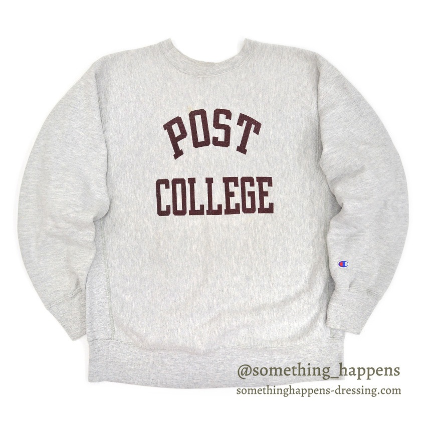 1980's CHAMPION POST COLLEGE REVERSE WEAVE SWEAT SHIRT ... XL | 確認用 ...