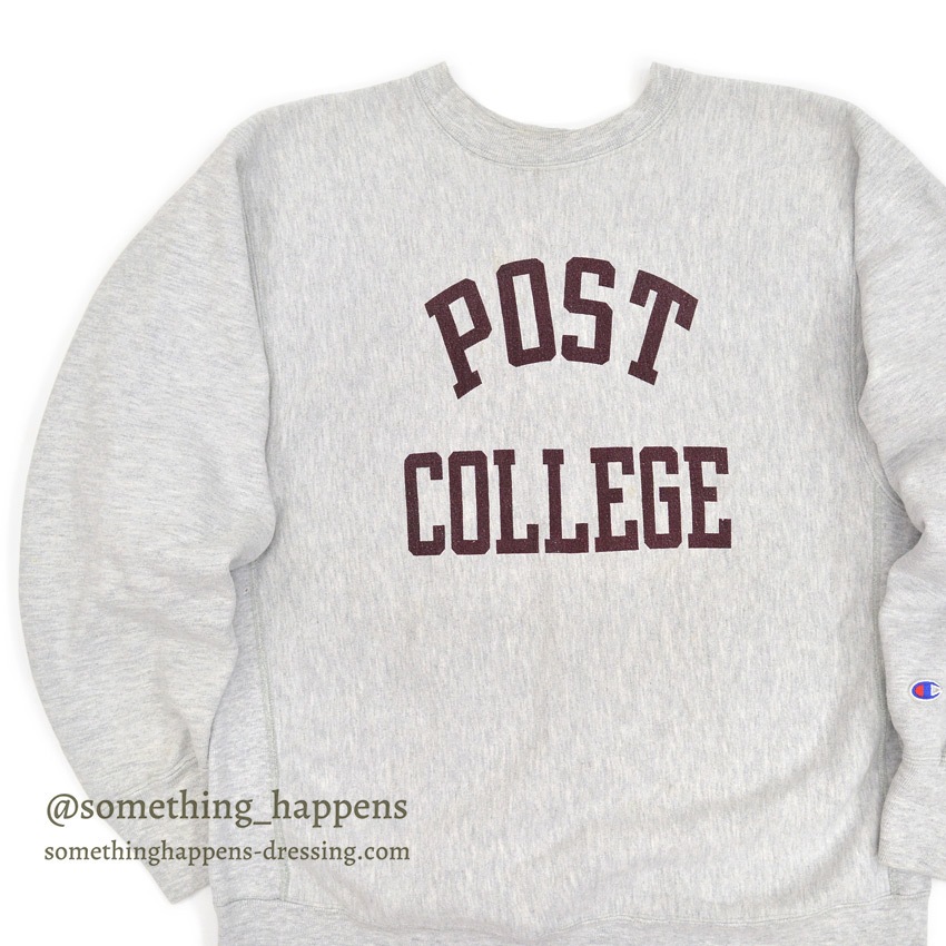 1980's CHAMPION POST COLLEGE REVERSE WEAVE SWEAT SHIRT ... XL | 確認用 ...