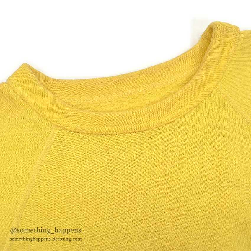 1960's YELLOW BLANK SWEAT SHIRT ... | 確認用 TOPS SOLD | | SomethingHappens