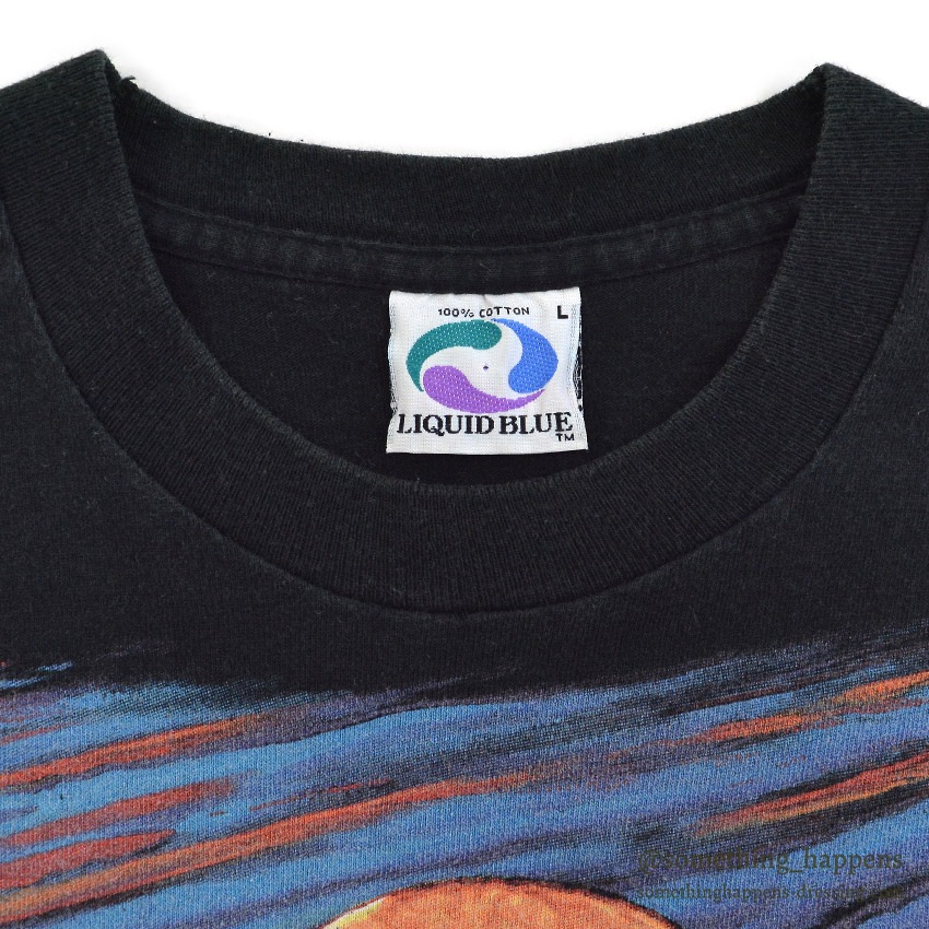 1990's LIQUID BLUE THE SCREAM ART T-SHIRT ... L | 確認用 ART SOLD ...