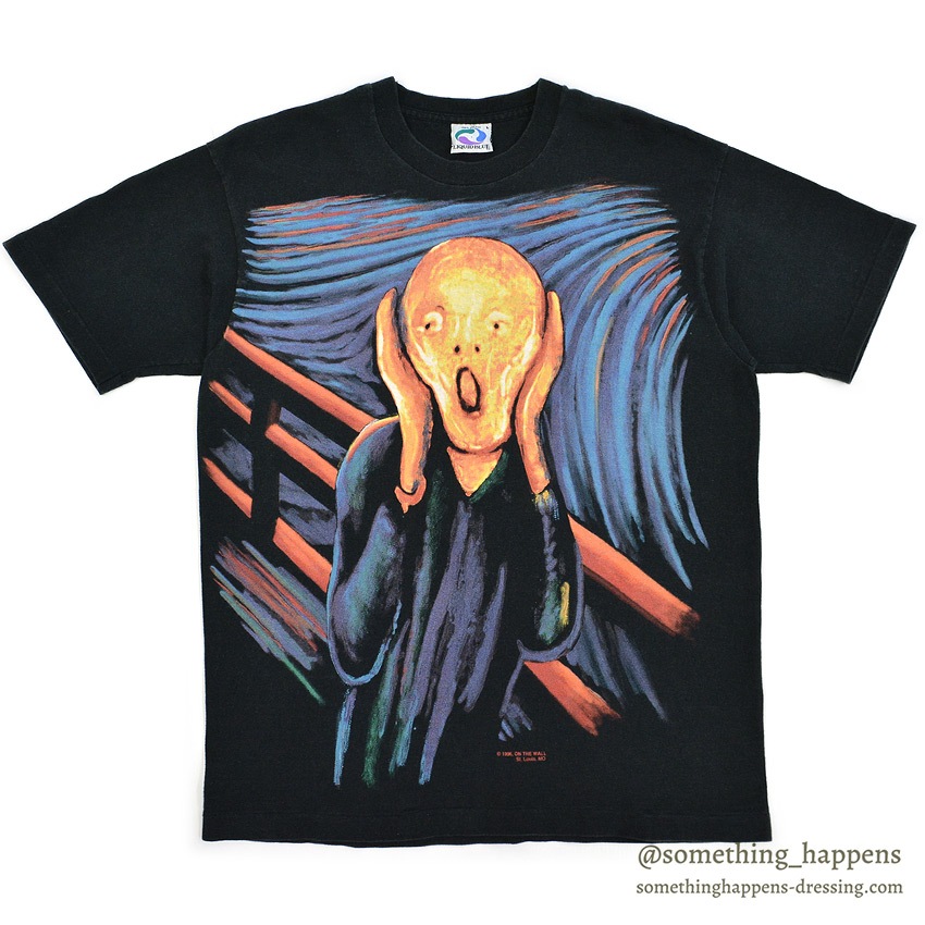 1990's LIQUID BLUE THE SCREAM ART T-SHIRT ... L | 確認用 ART SOLD ...