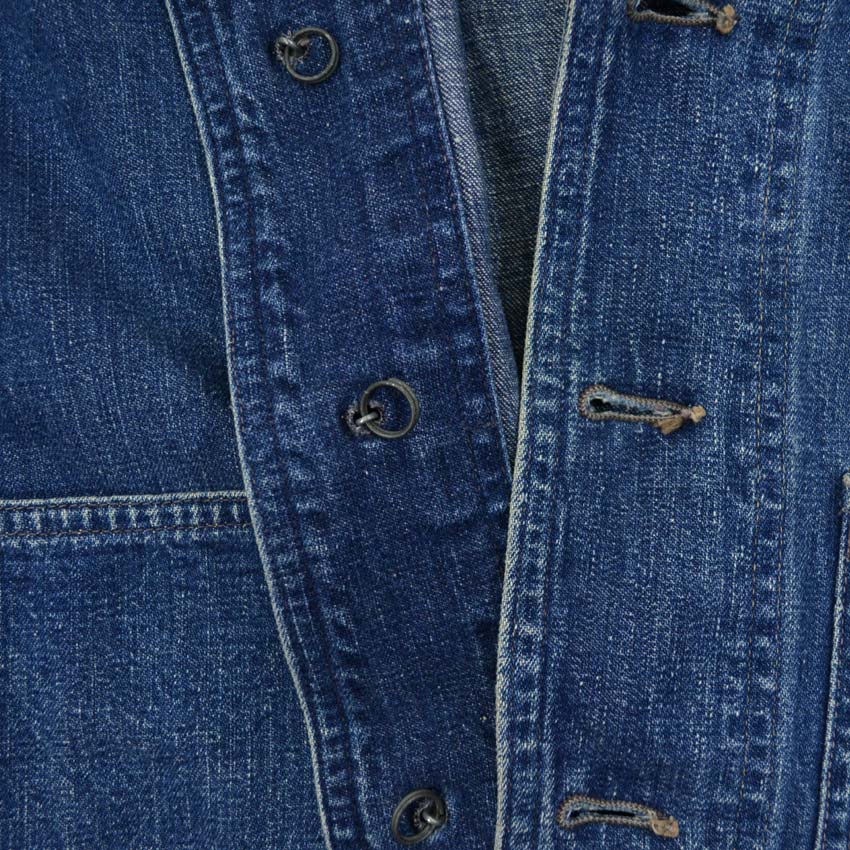 1940's U.S.NAVY WW2 SHAWL COLLAR DENIM JACKET ... | 確認用 JACKET SOLD ...