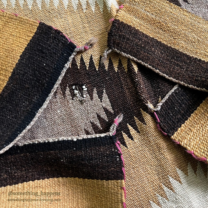 NAVAJO RUG SERRATED X LIGHTNING PATTERN ... 155cm/83cm | Home Decor ...