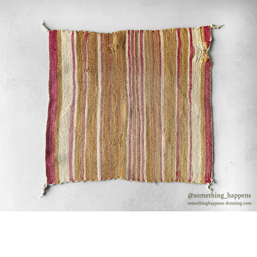 c.1930's NAVAJO RUG PINK STRIPE SINGLE SADDLE BLANKET RARE COLOR ...