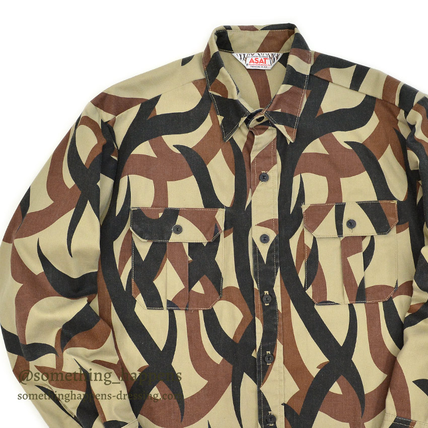 ～1990's ASAT CAMO TROPHY HUNTER SHIRT ... | 確認用 TOPS SOLD ...