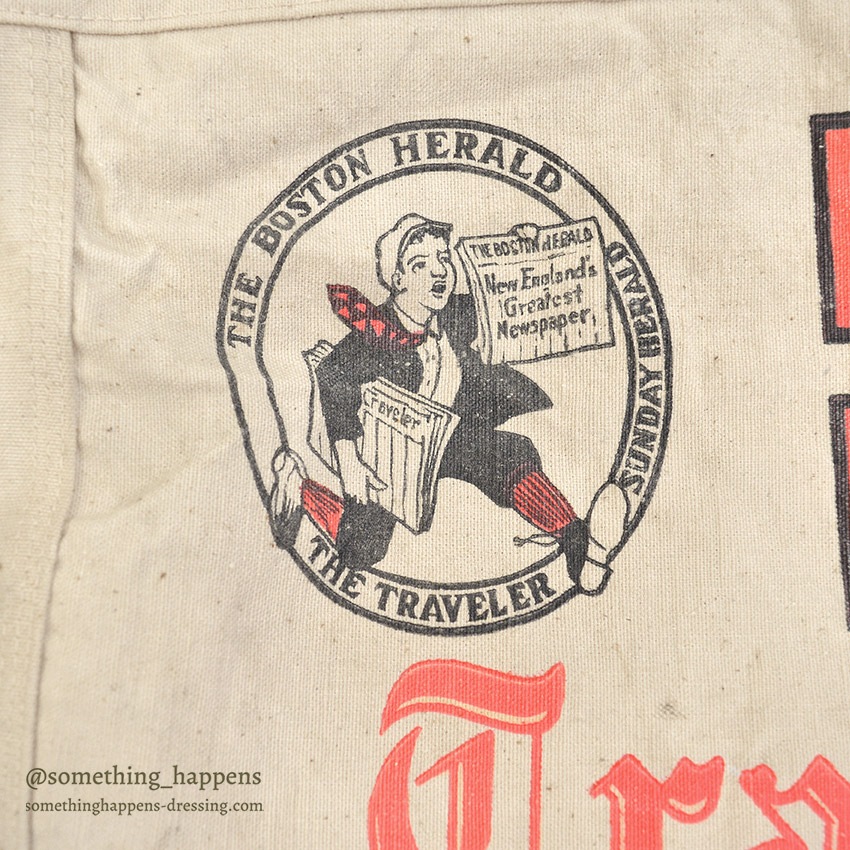 ~1960's BOSTON HERALD / NEWS PAPER BAG ... | 確認用 ACCESSORIES SOLD ...