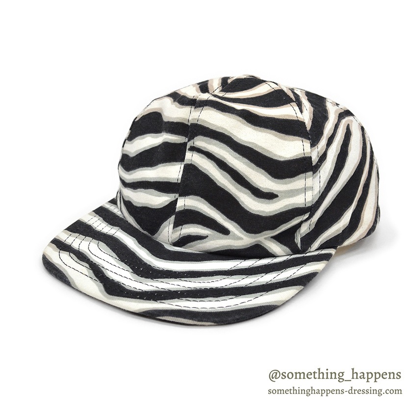 1990's ZEBRA PATTERN SNAPBACK CAP MADE IN USA ... | 確認用 ACCESSORIES ...
