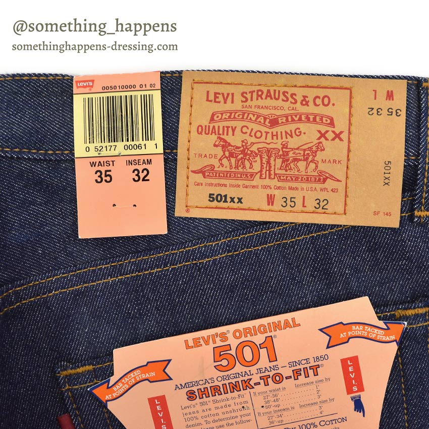 DEADSTOCK Levi's 501 DENIM PANTS USA製 ... W35/L32 | 確認用 BOTTOMS SOLD | | SomethingHappens