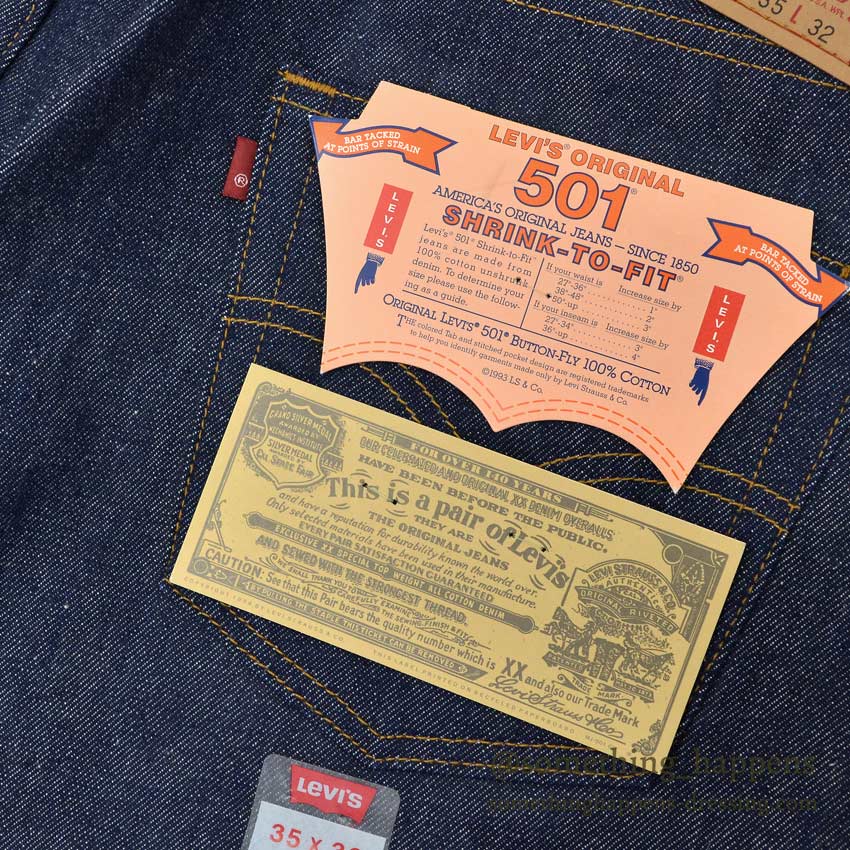 DEADSTOCK Levi's 501 DENIM PANTS USA製 ... W35/L32 | 確認用 BOTTOMS SOLD | | SomethingHappens