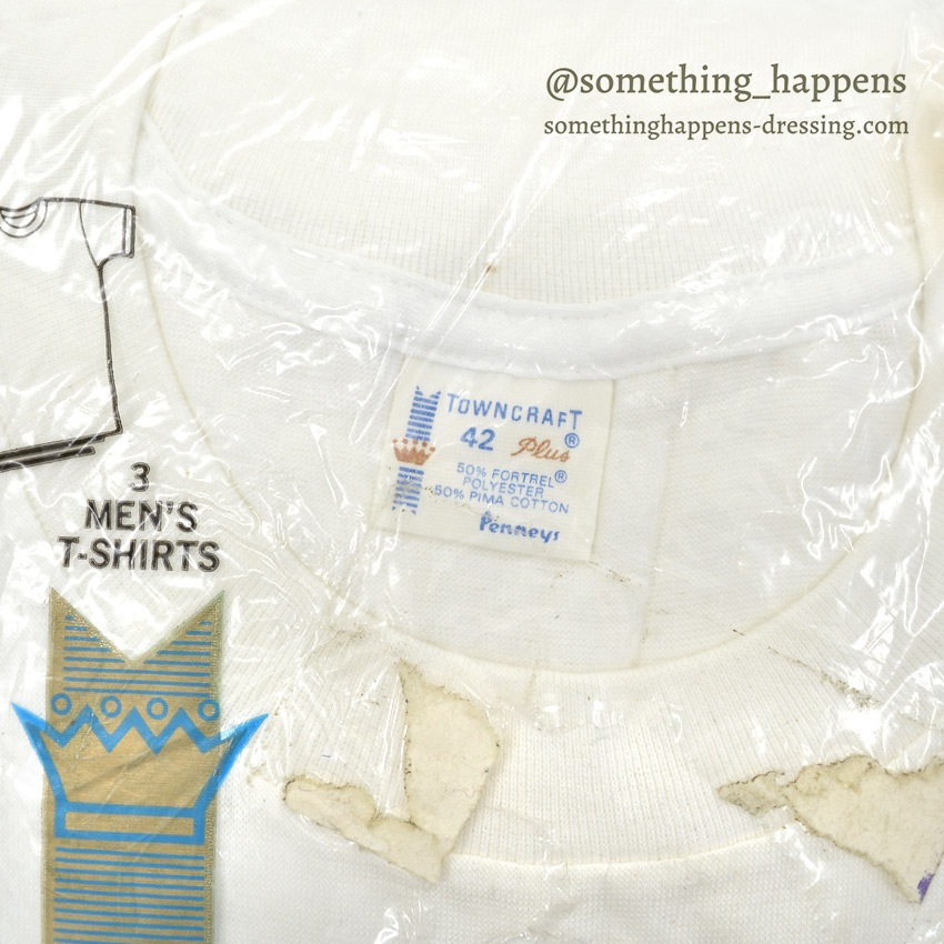 1960's DEADSTOCK TOWNCRAFT PENNEYS 3 PACK PLAIN T-SHIRTS ... 42 | 確認用 ...