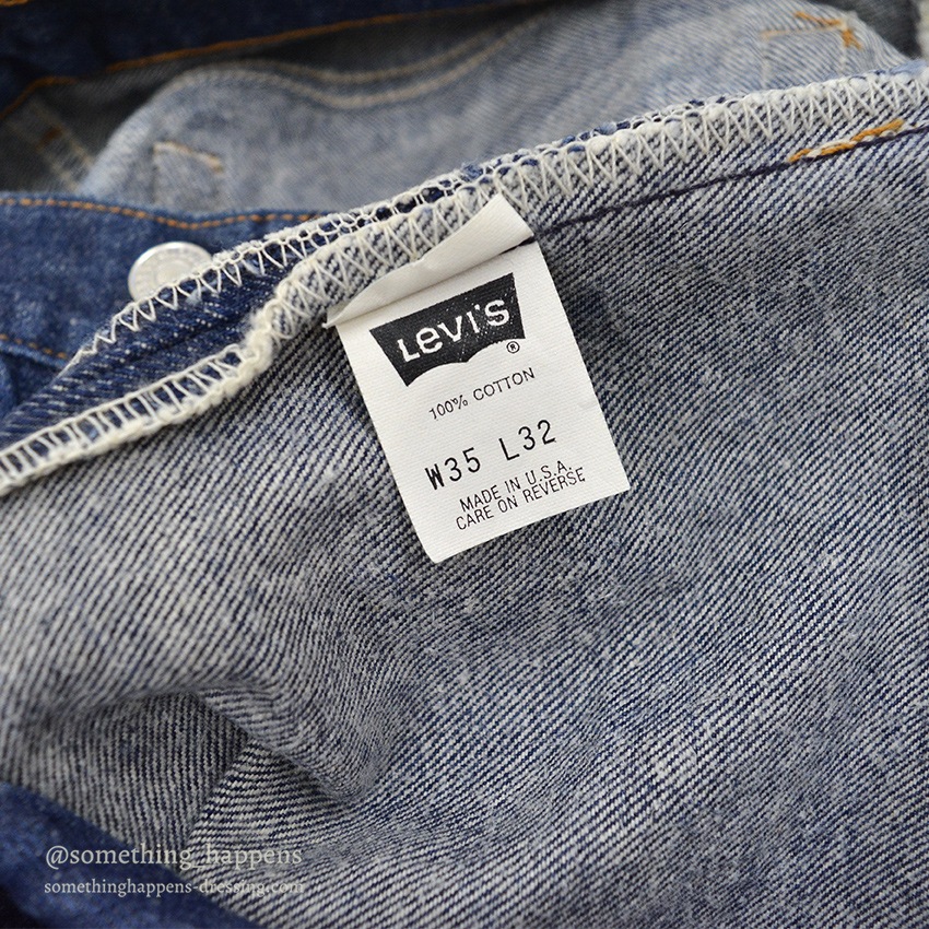 1990's Levi's 501 DENIM PANTS USA製 ... W32/L29 | 確認用 BOTTOMS SOLD ...