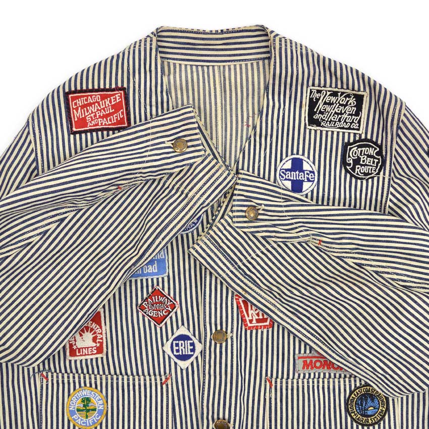 ～1950's EXPRESS STRIPE RAILROAD MEMORIAL ENGINEERS JACKET ... | 確認用 ...