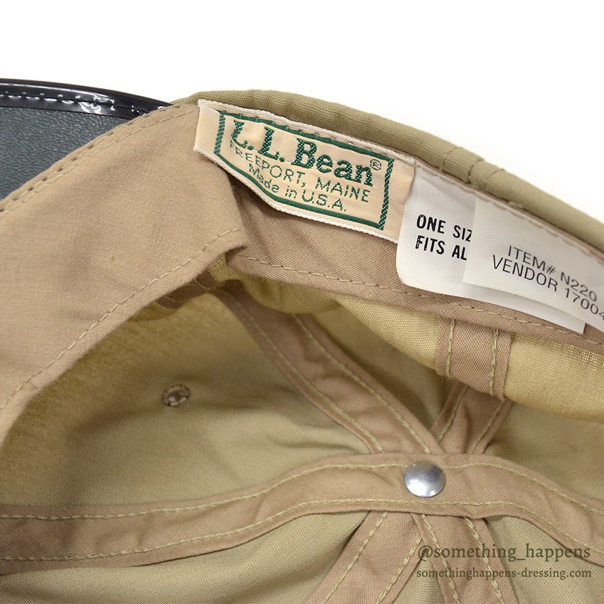 1980's L.L.BEAN LONG BILL FISHING CAP ... | 確認用 ACCESSORIES SOLD ...