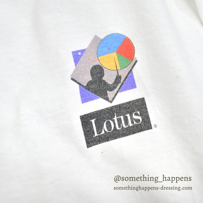 1990's ALORE LOTUS FREELANCE GRAPHICS L/S T-SHIRT ... L | 確認用 TOPS SOLD ...