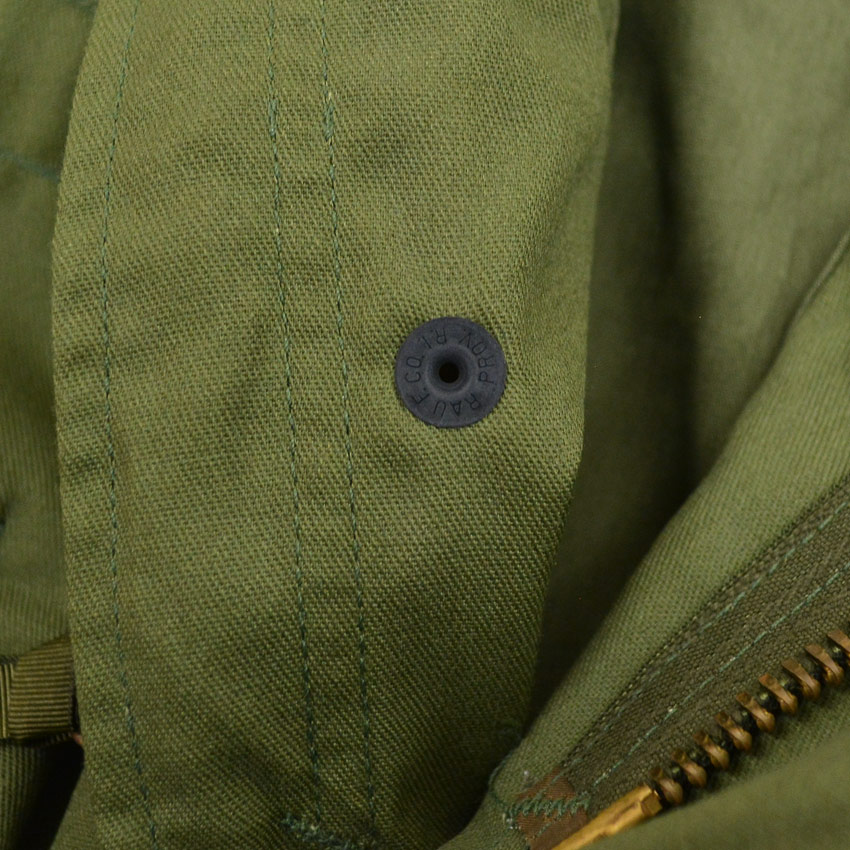 1980's Deadstock U.S.ARMY M-65 OD 3RD SCOVILL ZIPPER ... S-R | 確認用 ...