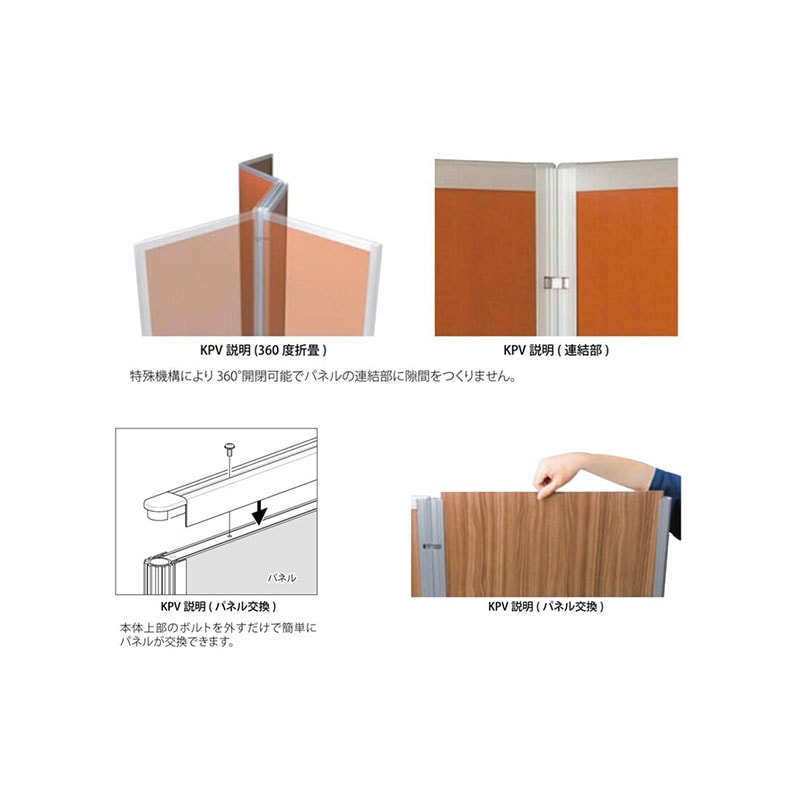 パーティション3連 KPV-18-3V | オフィス家具・店舗用品,パーテーション | オフィス家具通販の【ファニチャー】