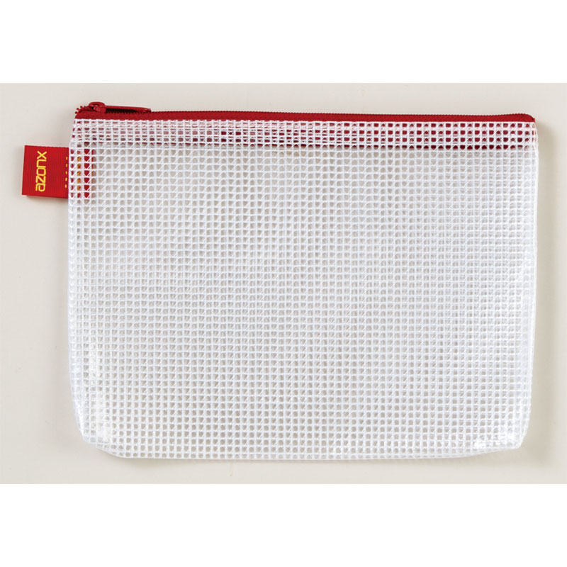 セキセイ AZONX アゾンメッシュケース A6タイプ レッド AZ-40-20 | 全商品,ファイル・バインダー,小物入れ（メッシュケース） | 文具・事務機器・オフィス家具のイーコンビプラス