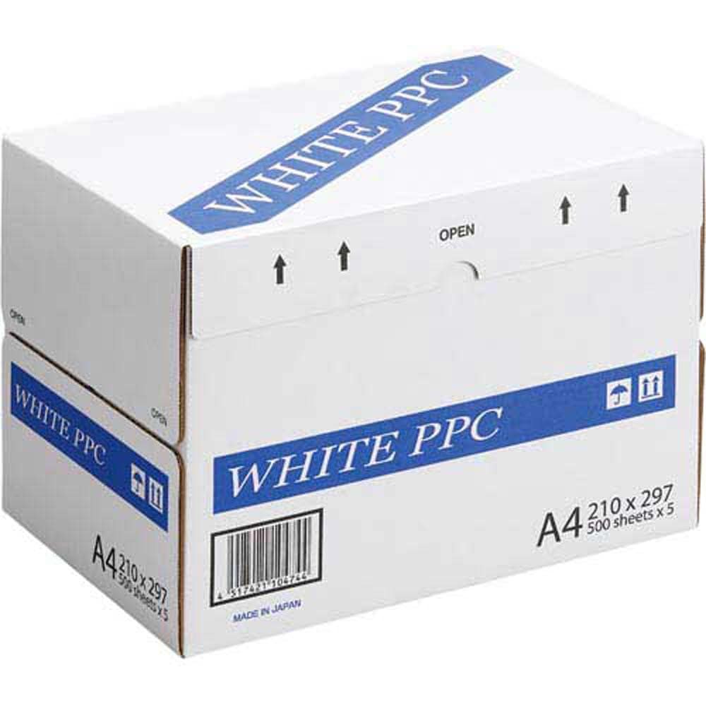 【法人様限定価格】コピー用紙 国産PPC用紙 ホワイトA4 500枚×5冊 PPCA4XW 65g/m2 白色度92% | 全商品,OA用紙,プリンター用紙/FAX用紙 | 文具・事務機器 ...