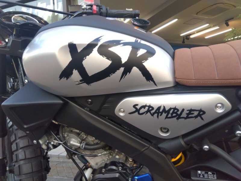 XSR155/125 SCRAMBLER STICKER （スクランブラー・ステッカー） BLACK SB-STIC-BLK-SR1-B ...
