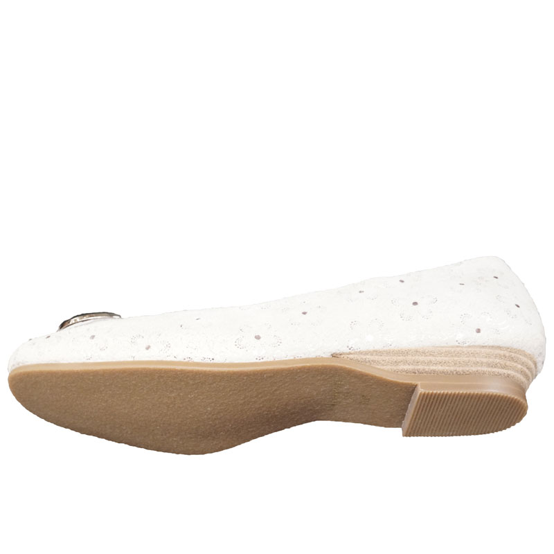 《FIZZ REEN フィズリーン》 300 フラワー【送料無料＆ポイント10％！】 魅せるデザインと歩きやすく痛くならない信頼の日本製レディースシューズ・ブランド ゆったり幅のEEE メタル ...