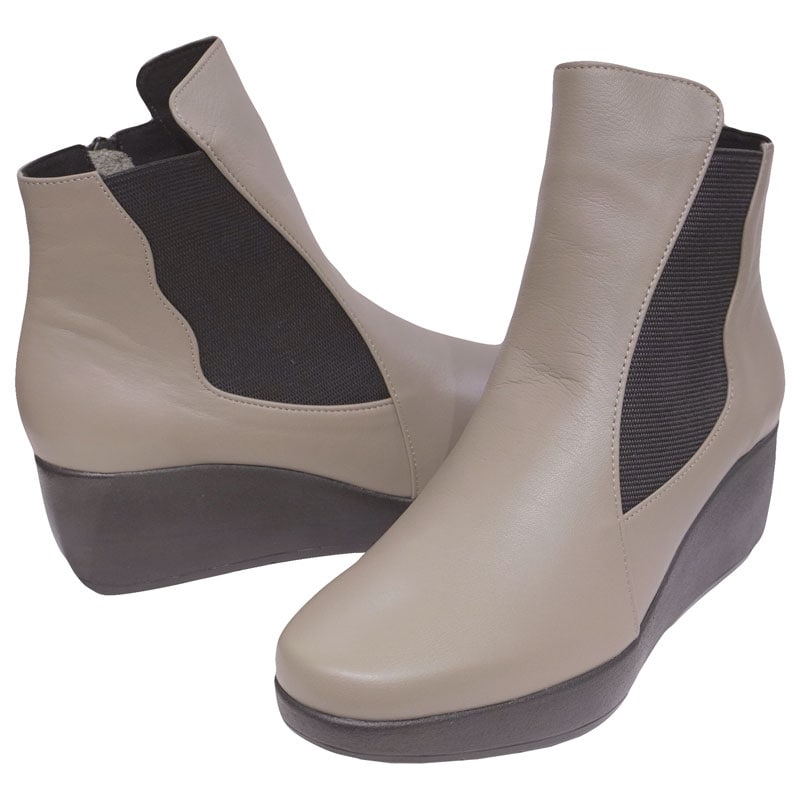 FIZZ REEN フィズリーン 809 オーク【送料無料＆ポイント10％！】 魅せるデザインと歩きやすく痛くならない信頼の日本製レディースシューズ・ブランド 人気の厚底ブーツです ...