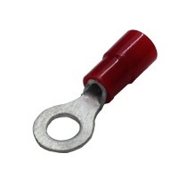 丸型端子・丸形端子｜ニチフ 圧着端子 絶縁丸型R型 100個入_TMEX1.25-4-RED 00-4657｜4521989117061｜オーム電機ダイレクト