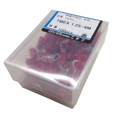 ニチフ 圧着端子 絶縁丸型R型 100個入_TMEX1.25-4M-RED 00-4658｜通販ならオーム電機ダイレクト