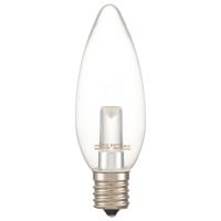 LED電球 シャンデリア電球形 E17/0.8W 電球色 クリア｜LDC1L-G-E17 13C 06-4652｜通販ならオーム電機ダイレクト