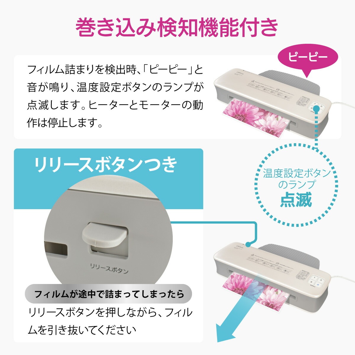 OffiStyle パーソナルラミネーター A4サイズ対応｜LAM-R245 00-5669｜通販ならオーム電機ダイレクト