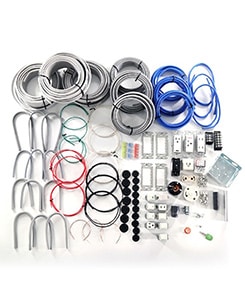 2025年版 第二種電気工事士技能試験材料セット 3回練習用（器具＋電線） | 資格試験,電気系,二種電気工事士 | Ohmsha