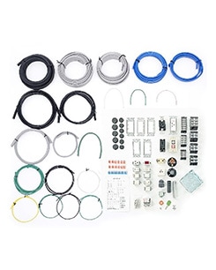 2025年版 第一種電気工事士技能試験材料セット 1回練習用（器具＋電線） | 資格試験,電気系,一種電気工事士 | Ohmsha