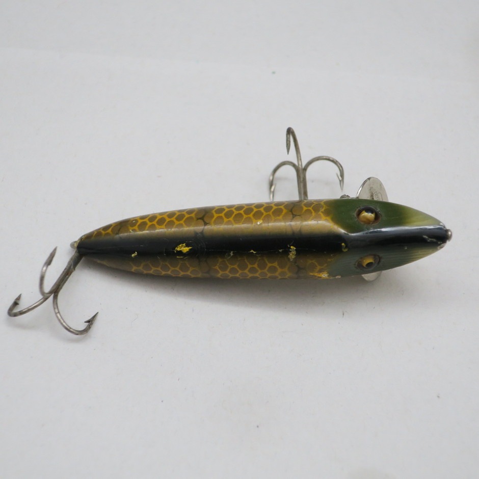 heddon,VAMP,バンプ,へドン,ウッド,ルアー,オールド,パイクスケール