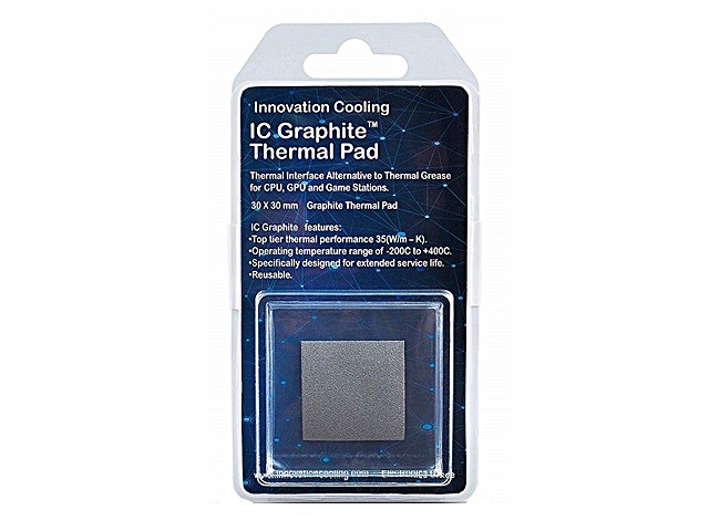 親和産業 IC Graphite Thermal Pad 30×30 (ICG30) | PCパーツ,クーリングパーツ,熱伝導グリス/シート ...