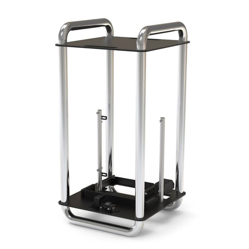 STREACOM DA6 VERTICAL OPEN FRAME ITX CASE Chrome | PCパーツ,PCケース | OLIOSPEC