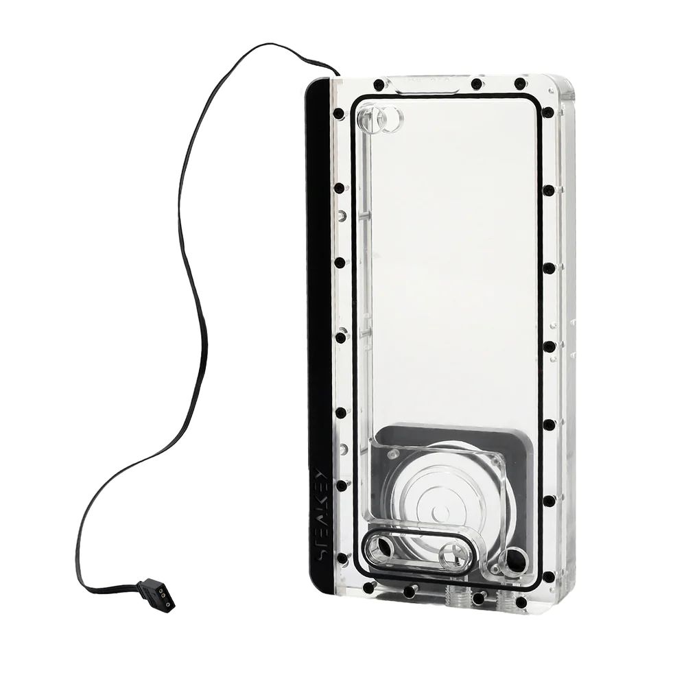 Stealkey Customs UNI 240 RESERVOIR 240MM - ACRYLIC + D5 PUMP | 水冷パーツ ...