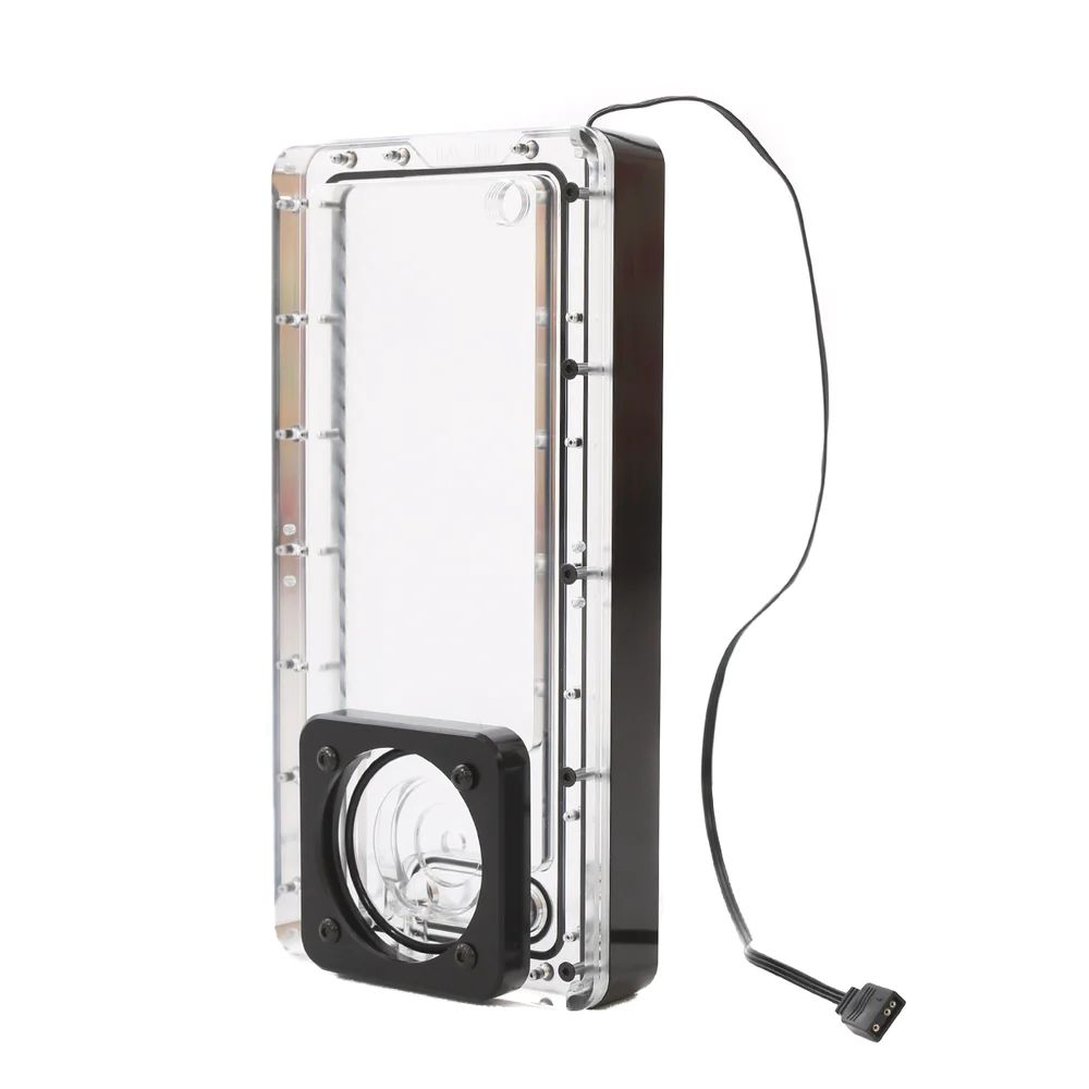 Stealkey Customs UNI 240 RESERVOIR 240MM - ACRYLIC + D5 PUMP | 水冷パーツ ...