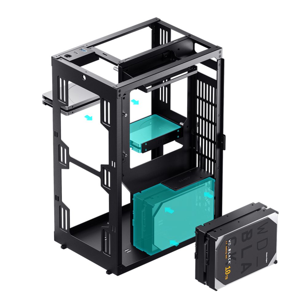 Jonsbo VR3 Black | PCパーツ,PCケース,Mini-ITX対応ケース | OLIOSPEC