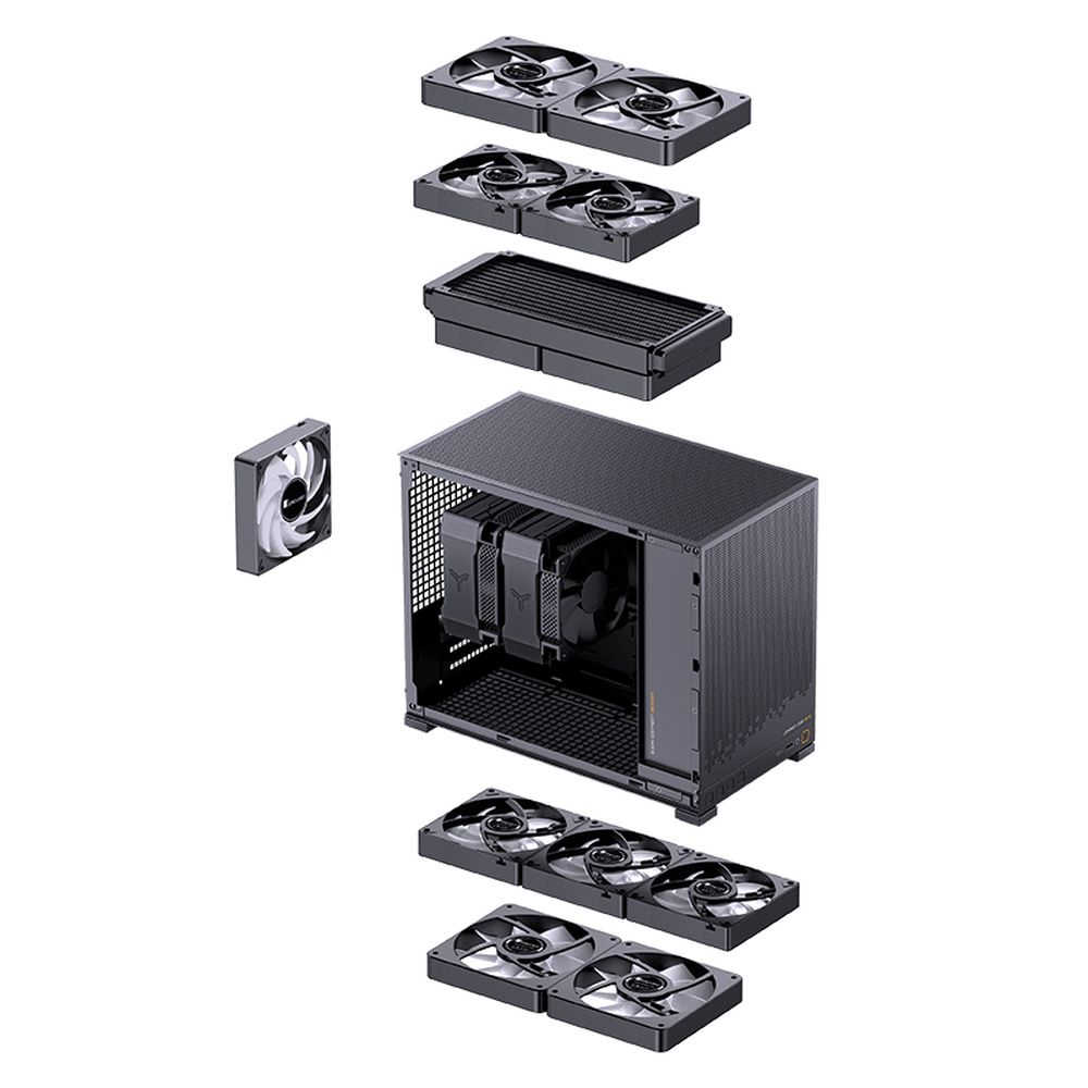 Jonsbo D32 STD Black | PCパーツ,PCケース,Micro-ATX対応ケース | OLIOSPEC