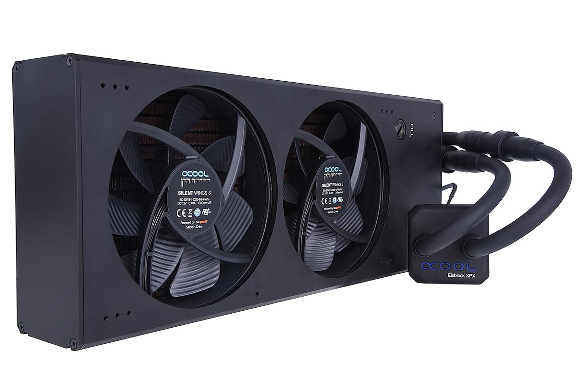 Alphacool Eisbaer Extreme liquid CPU cooler 280 - black edition | PCパーツ ...