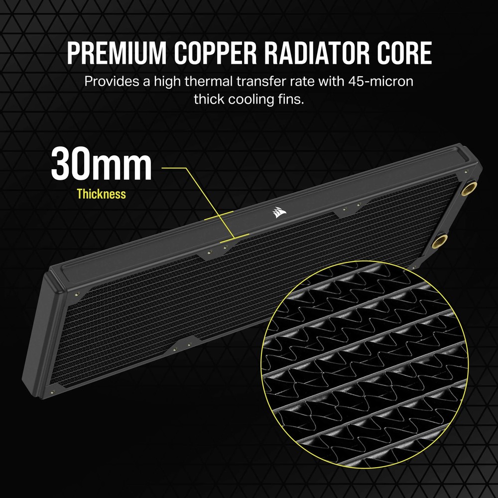 【販売終了】 CORSAIR Hydro X Series XR5 420mm NEO Water Cooling Radiator | 水冷 ...