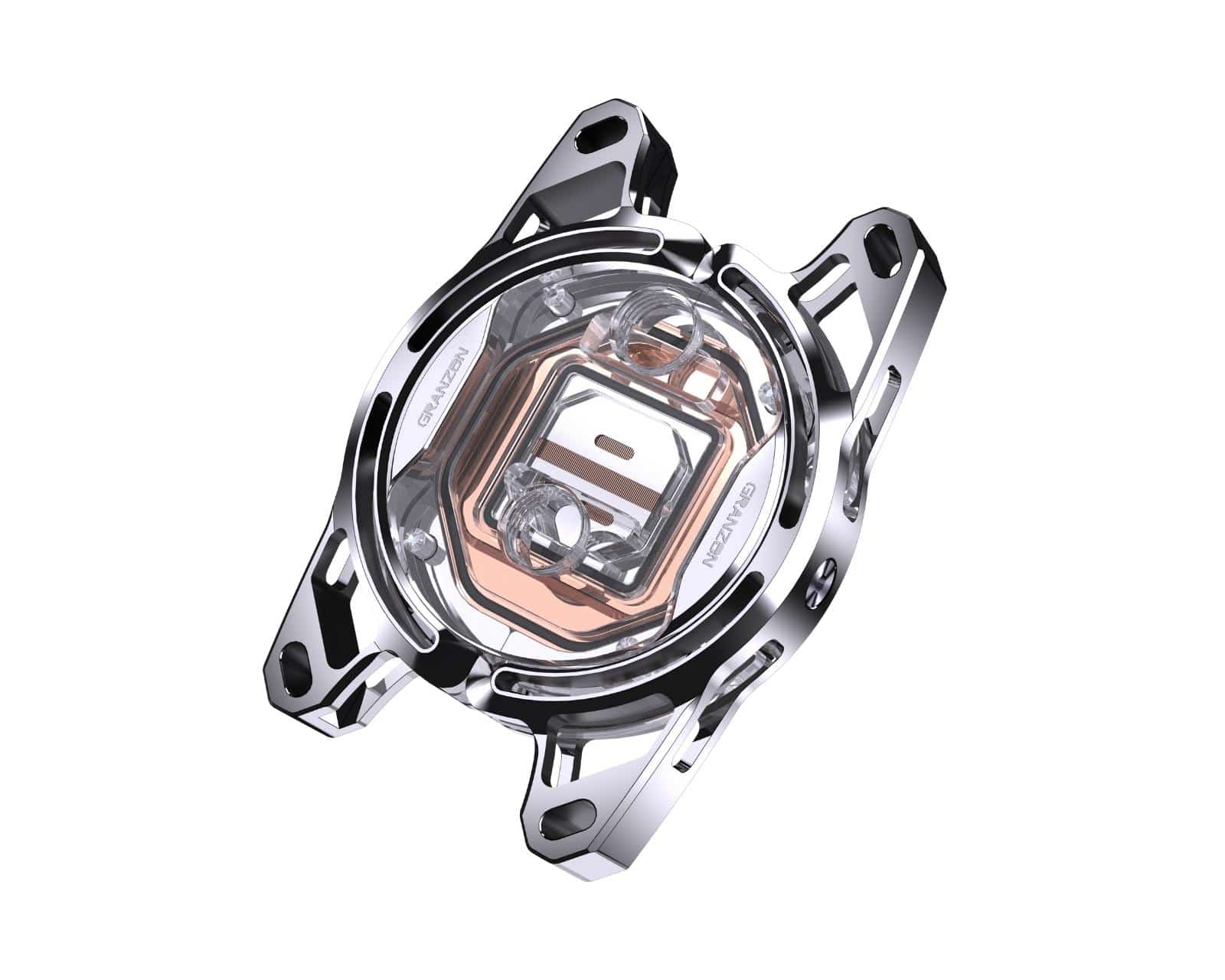 Granzon GAM0.1 CPU WATER BLOCK Silver | 水冷パーツ,水冷ブロック,CPU用,ブロック本体,AMD ...