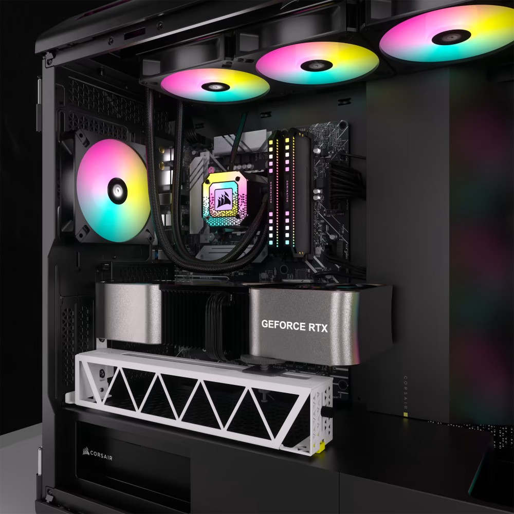 CORSAIR GPU Anti-Sag Bracket White (CC-8900684) | PCパーツ,ビデオカード,アクセサリ ...