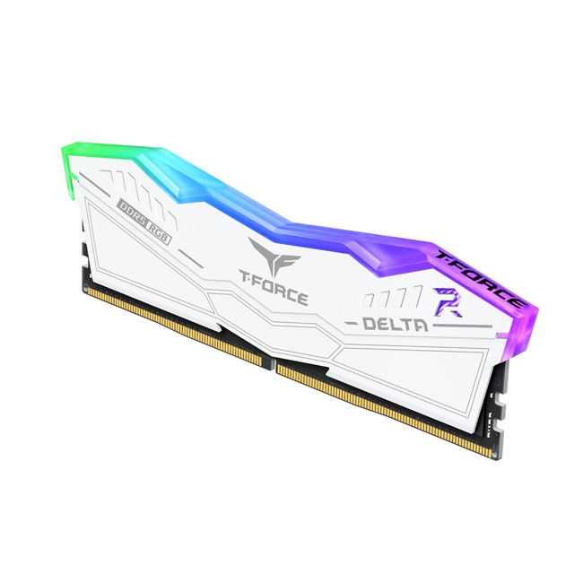 Team T-Force DELTA RGB DDR5 DESKTOP MEMORY WHITE (DDR5-5600 16GBx2 ...