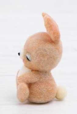 441－599 うたたねうさぎ | 羊毛フェルト,羊毛フェルト・アクレーヌキット | ふわふわ倉庫