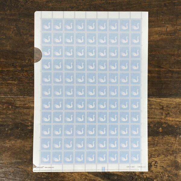 cobato（コバト） クリアファイル A4 切手シート風